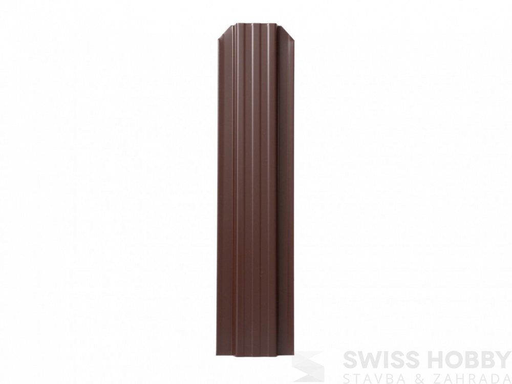 Plechová plotovka Sicuro oblá - grafit RAL 7024 lesk | SwissHobby.cz