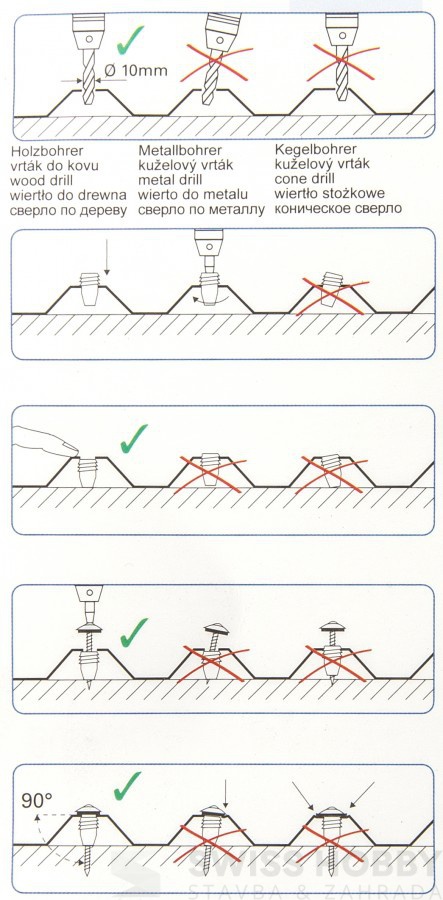 Nerez vrut V2A s distanční podložkou | SwissHobby.cz
